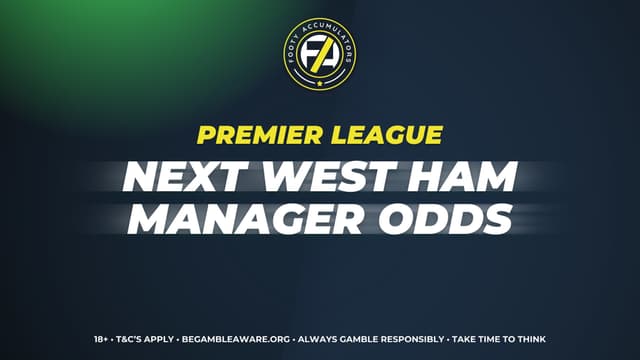 Next West Ham Manager Odds | Footy Accumulators