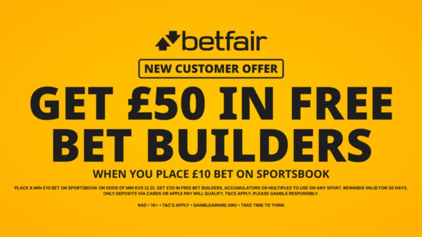 Betfair Sign Up Offer: Get £50 in Free Bet Builders! | Footy Accumulators